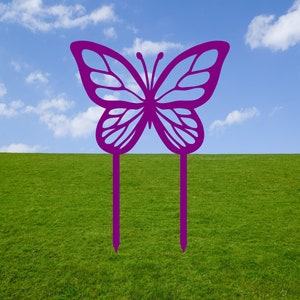 Butterfly Yard Stake Sign, Butterfly Garden Stake - Etsy
