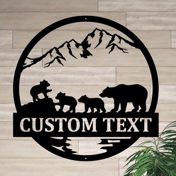 Outdoor Bear Monogram - Etsy