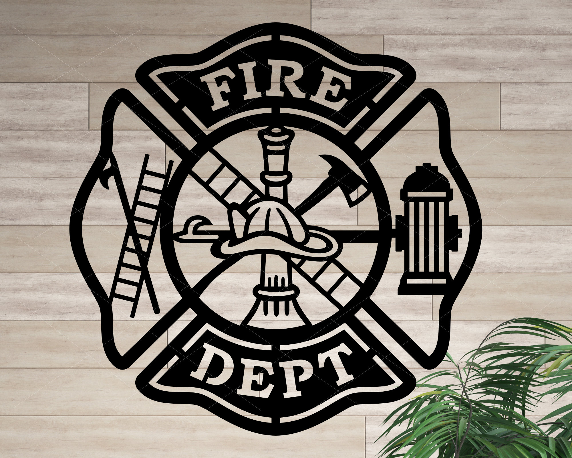 Firefighter Maltese Cross