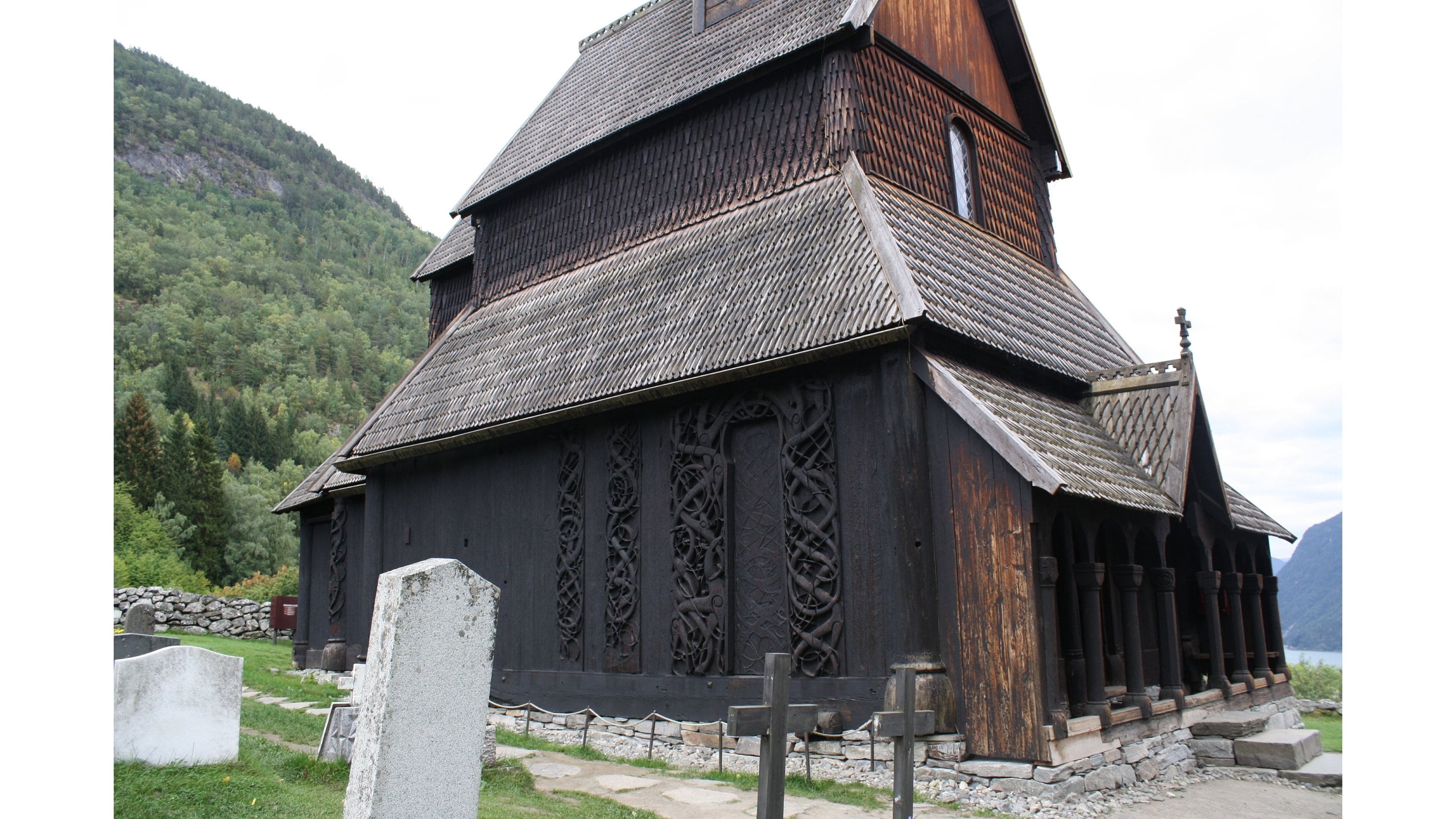 Urnes Stave Church (urnes Stavkyrkje), North Wall, Sogn Og Fjordane ...