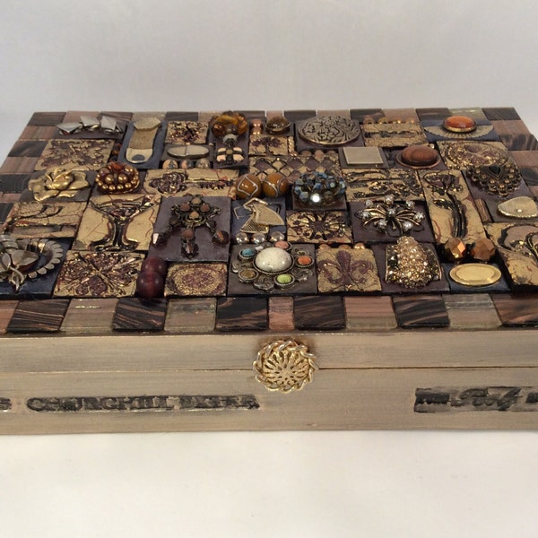 Decorated Cigar Box - Etsy