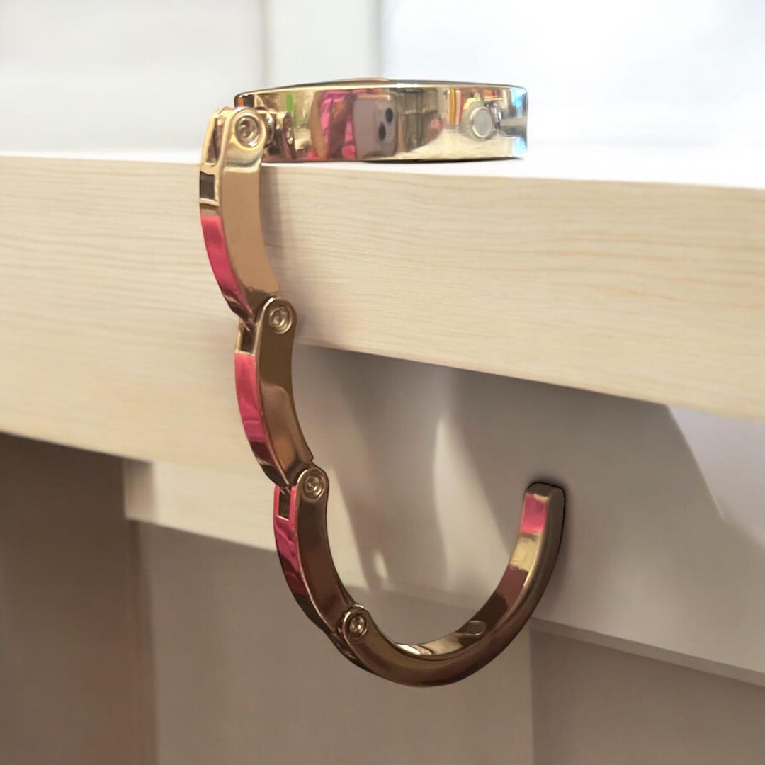 Foldable Purse Holder: Magnetic Closure Bag Hook - Etsy