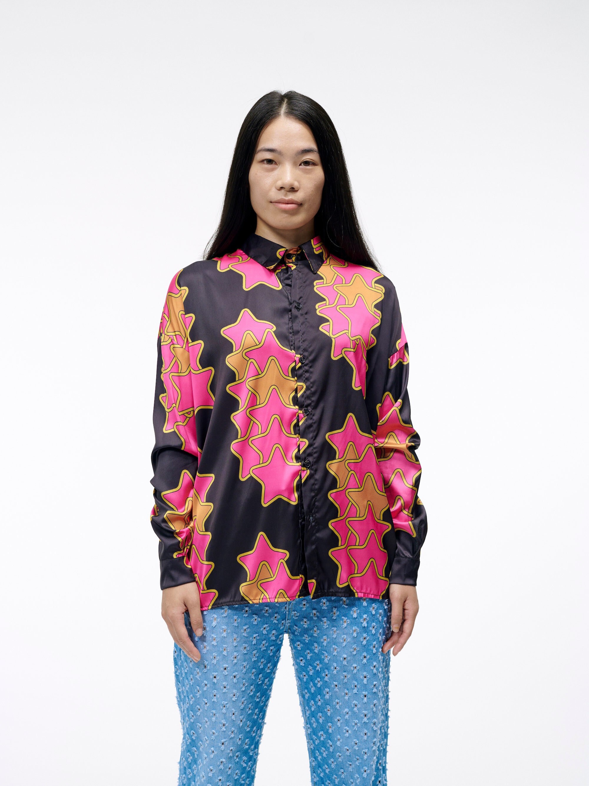 The Disco Starshower Shirt A Super Cute Shiny Satin Shirt for Stars ...