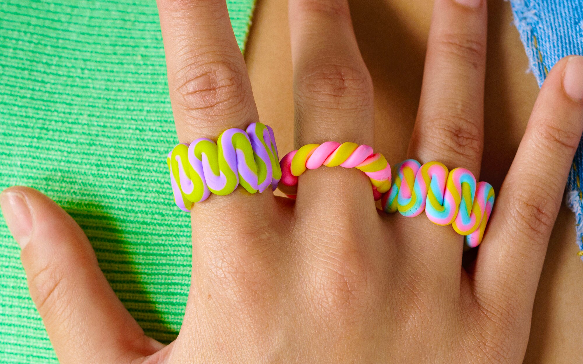 The Candy Colored Rings | Super Instagrammable Handmade Finger Rings ...