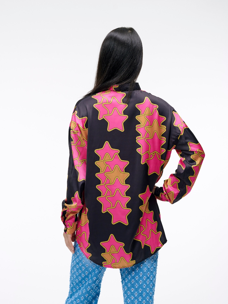 The Disco Starshower Shirt | A Super Cute Shiny Satin Shirt for Stars ...