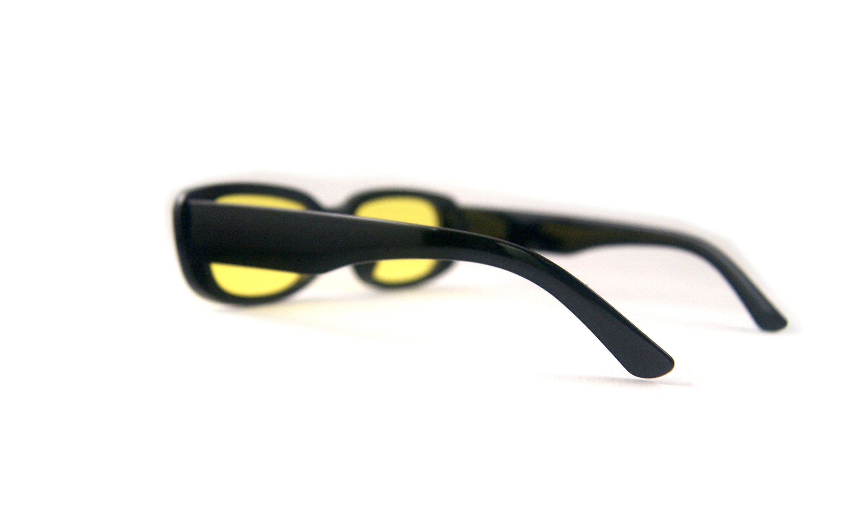 The Perfect Sunglasses | Black Frames With Yellow Lenses | Unisex ...