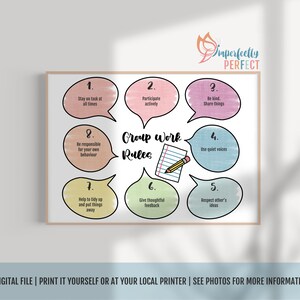 GROUP WORK POSTER - Etsy