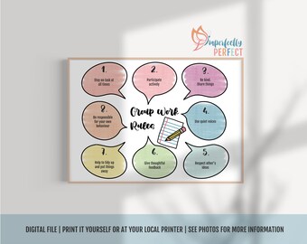 Group Work Poster Group Work Printable Printable Classroom Posters ...