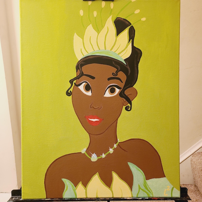 PRINCESS TIANA PAINTING - Etsy