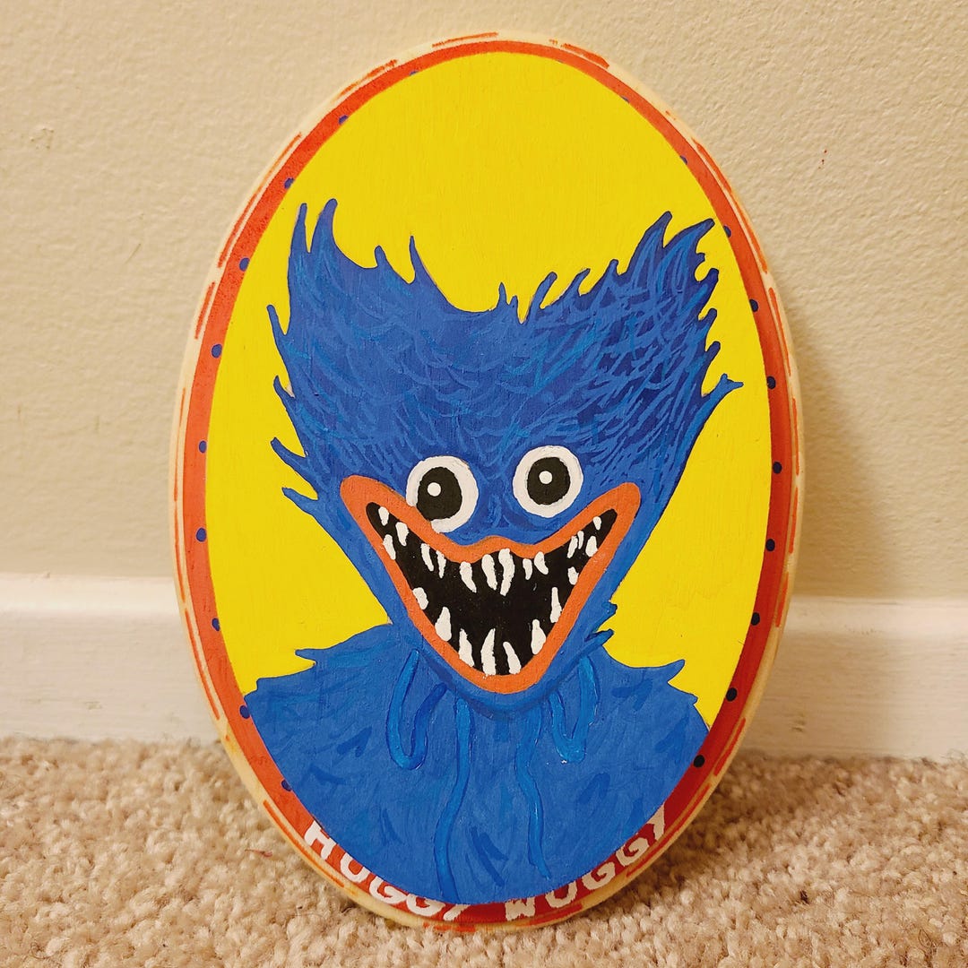 Huggy Wuggy Wooden Plaque - Etsy