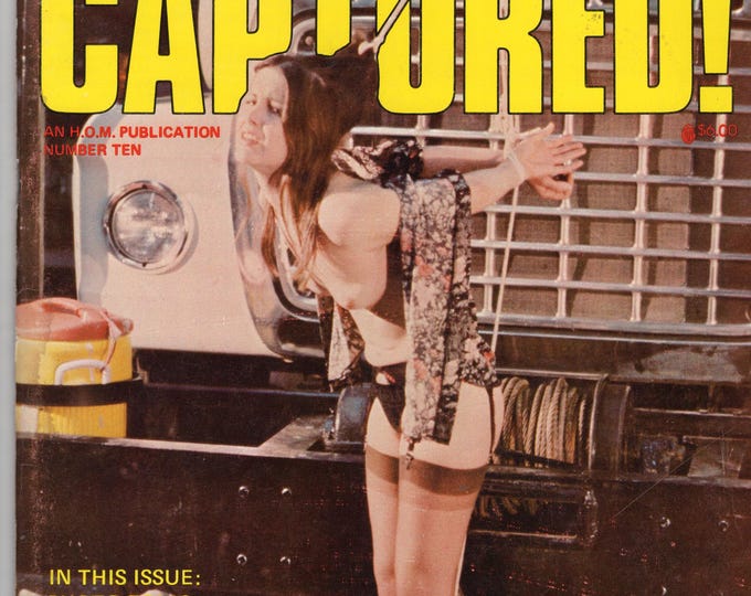 Vintage Bondage Magazine Captured Vol 1 Num 10 Published By H O M