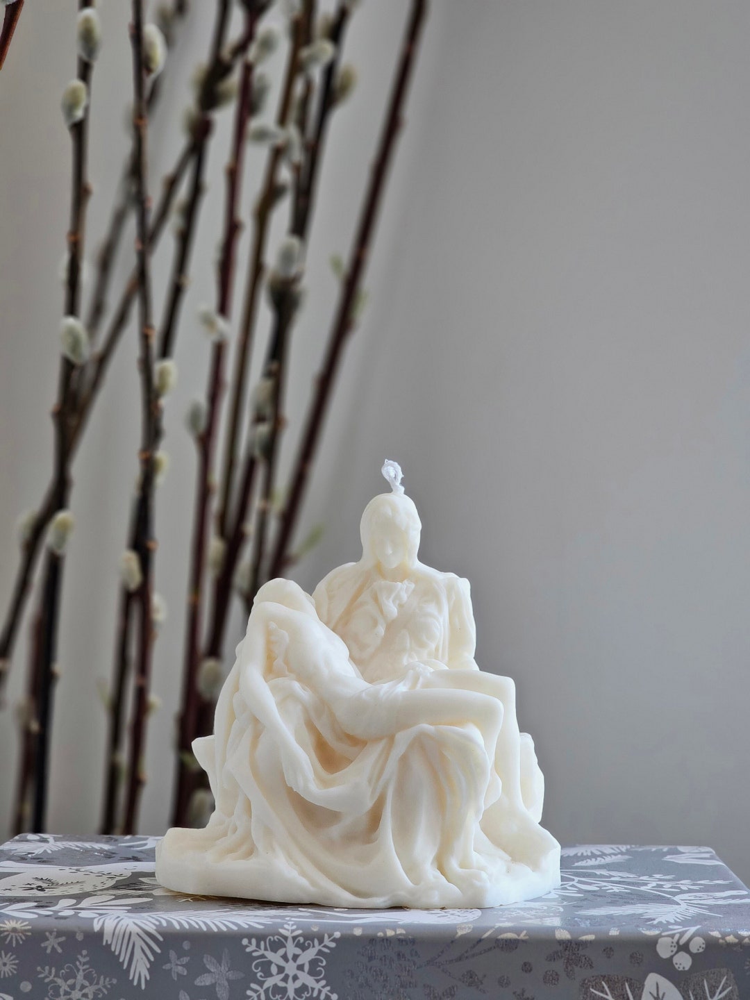 Handcrafted Roman-inspired Sculpture Candle for a Touch of Ancient ...