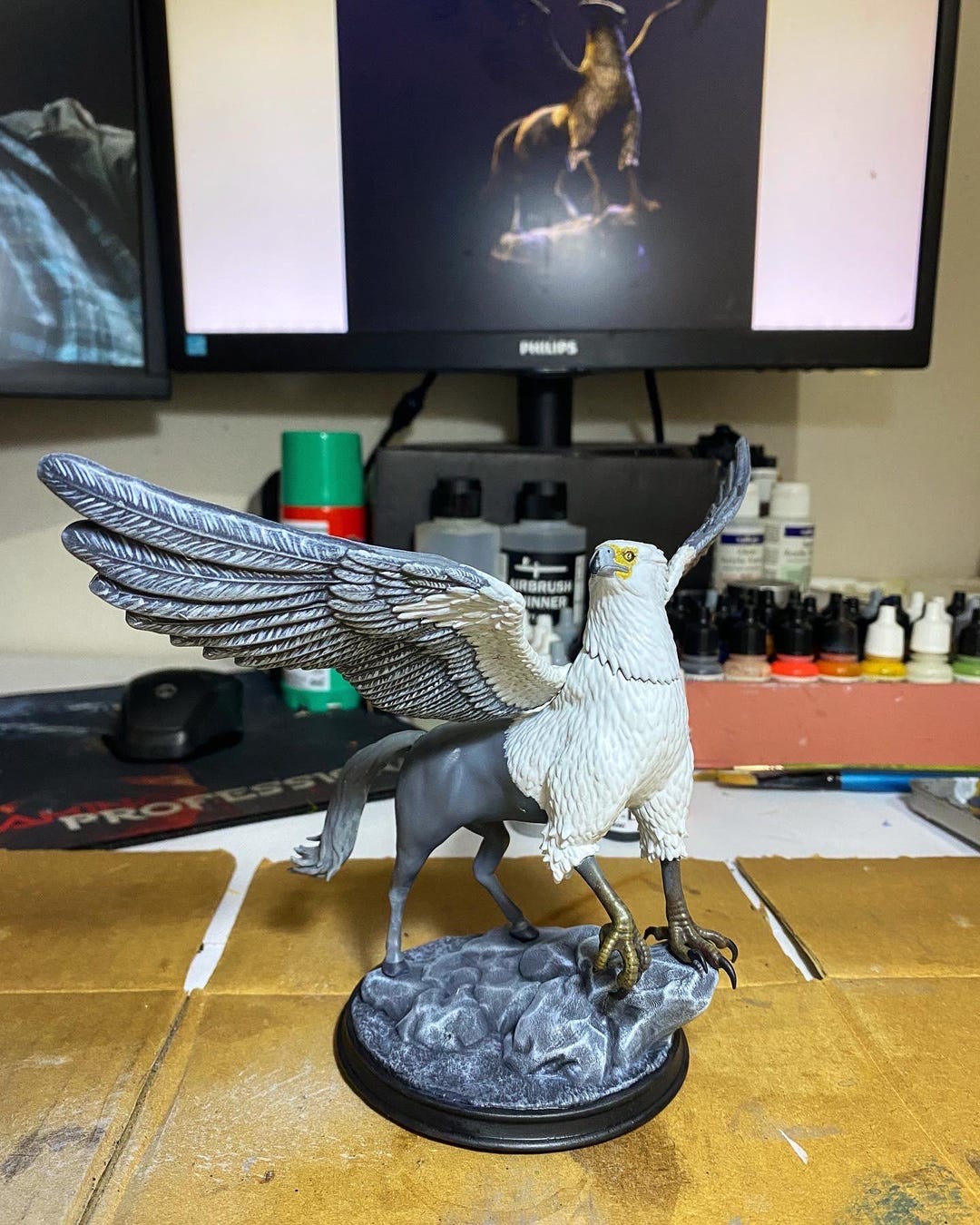 Harry Potter Buckbeak: 3D Resin Print, Acrylic Paint - Etsy