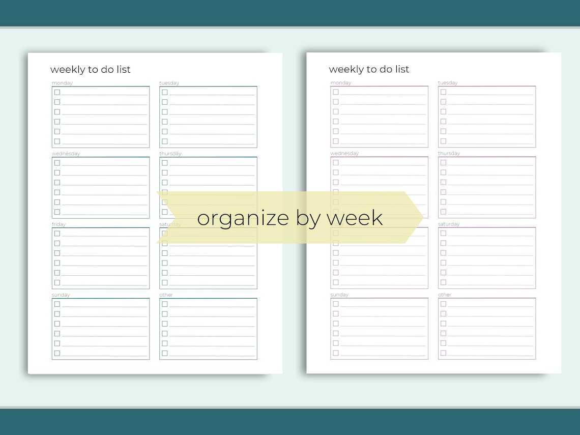 To Do List Printable, To-do List Template, Daily to Do List, Printable ...