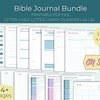 Faith Planner Bundle Bible Study Notebook, Prayer Journal, Devotional ...