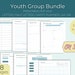 Youth Group Activity Bundle | Bible Study Notes, Prayer Journal ...
