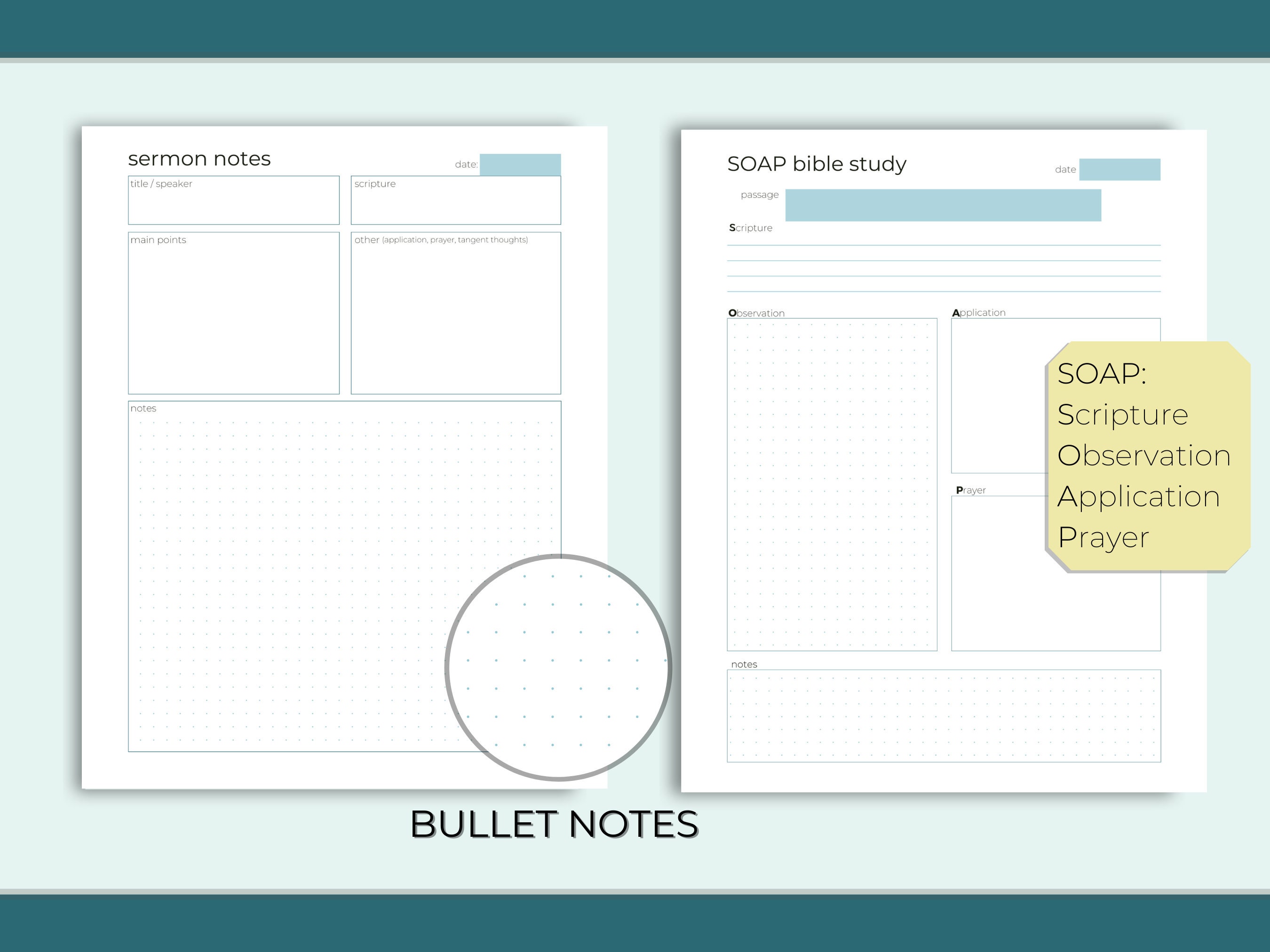 Youth Group Activity Bundle | Bible Study Notes, Prayer Journal ...