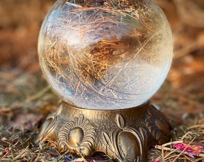 Whimsical Vintage Crystal Ball - Etsy