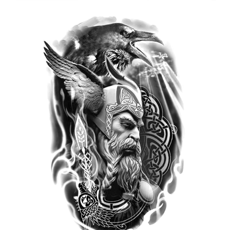 Viking Temporary Tattoo - Etsy