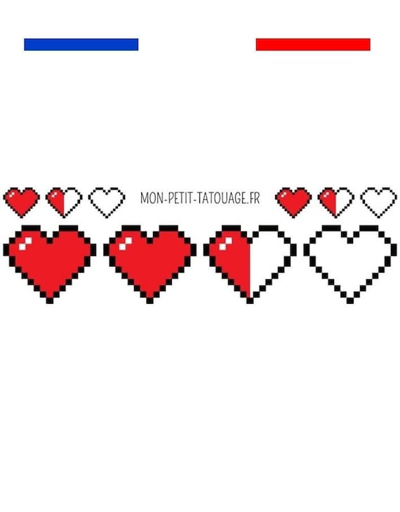 Zelda Life Bar Tattoo