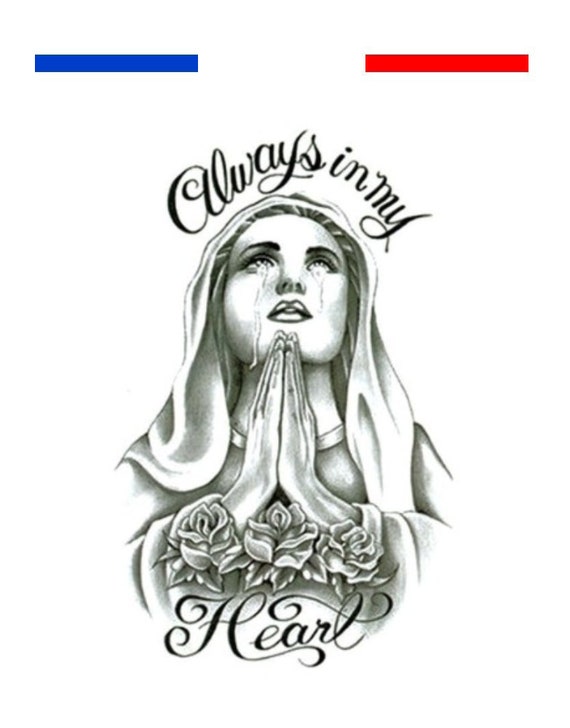 Praying Mary Tattoos