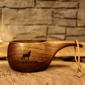 Handcrafted Kuksa Mug - Viking, Nordic, Old Norse, Ragnar, Medieval ...