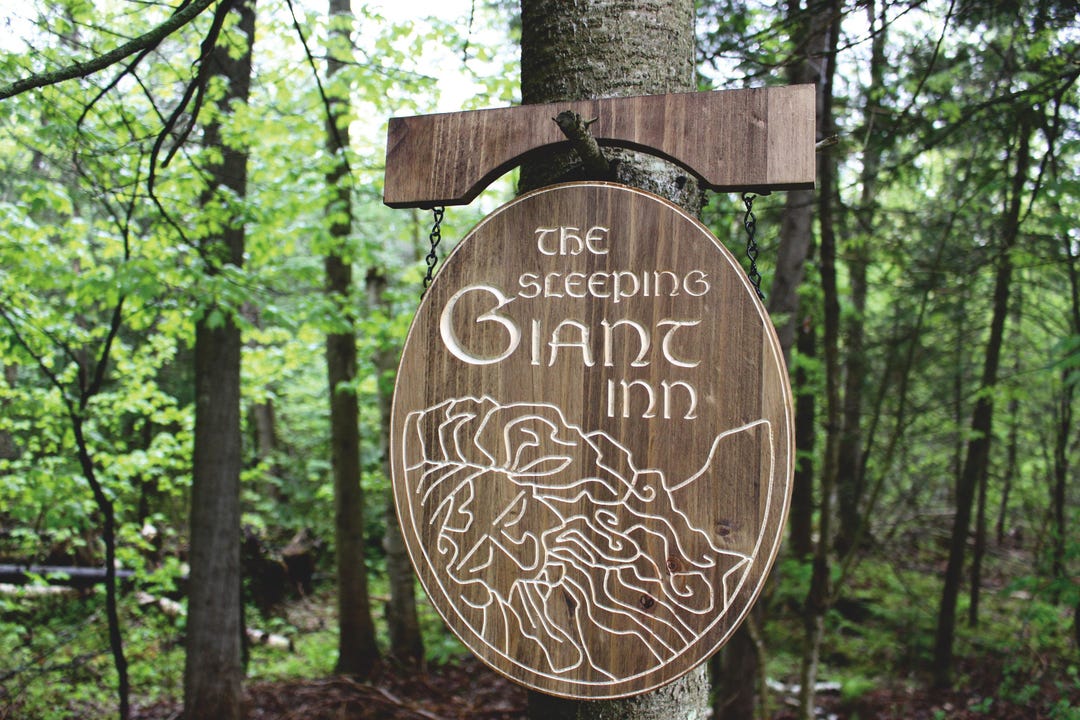 Sleeping Giant Inn Tavern Sign - Skyrim, Elder Scrolls, Fantasy ...