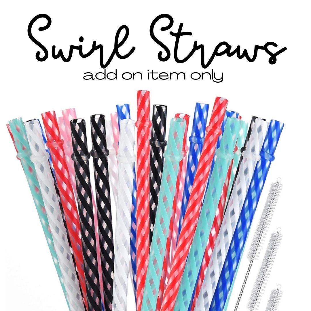 Swirl Reusable Straw / Animal Print / Party Favors / Gift Ideas ...