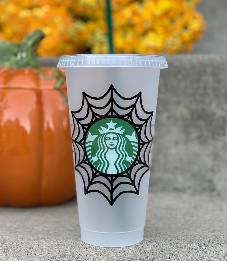 Halloween Spiderweb Personalized Starbucks Cup / Coffee Cup / Gift ...