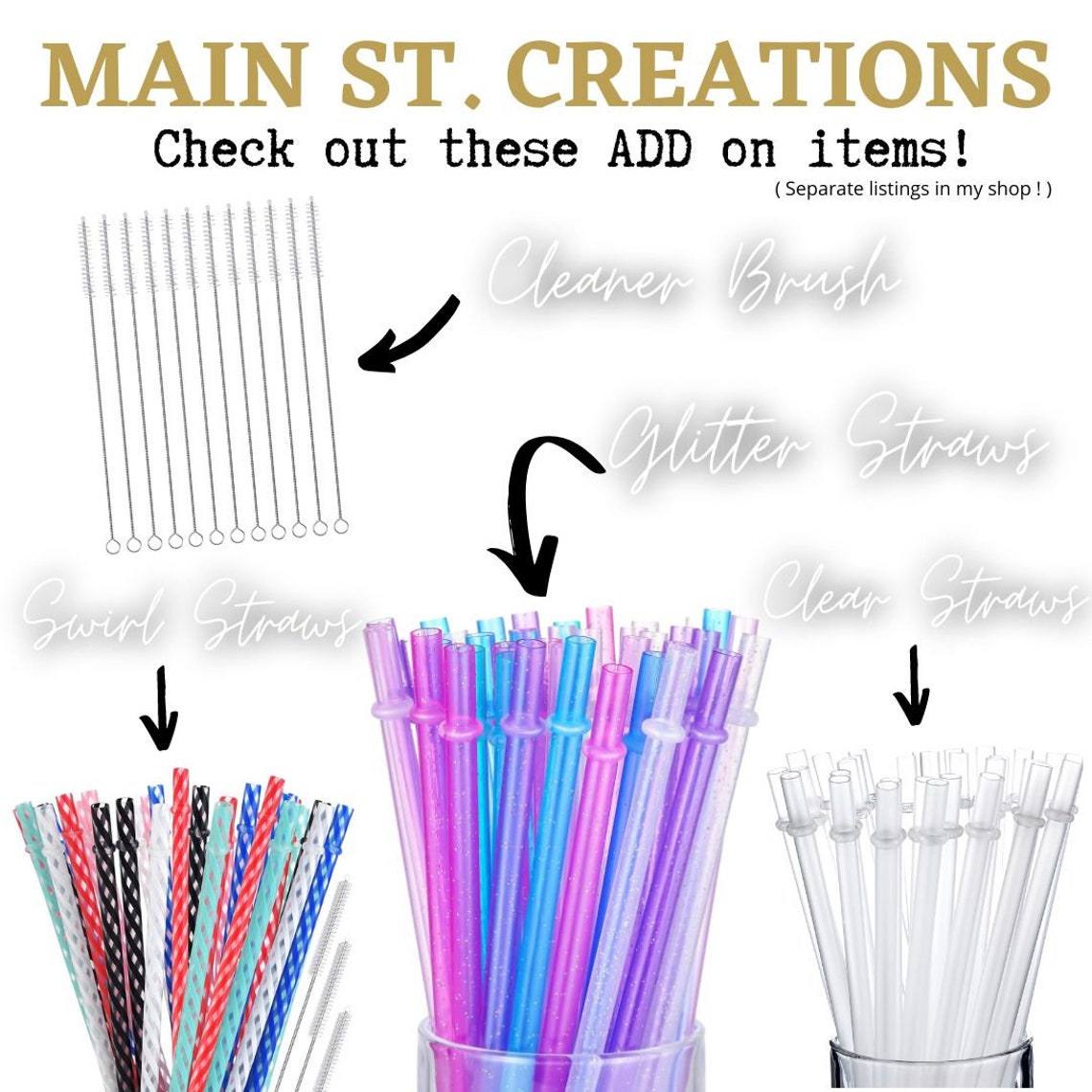 Swirl Reusable Straw / Animal Print / Party Favors / Gift Ideas ...