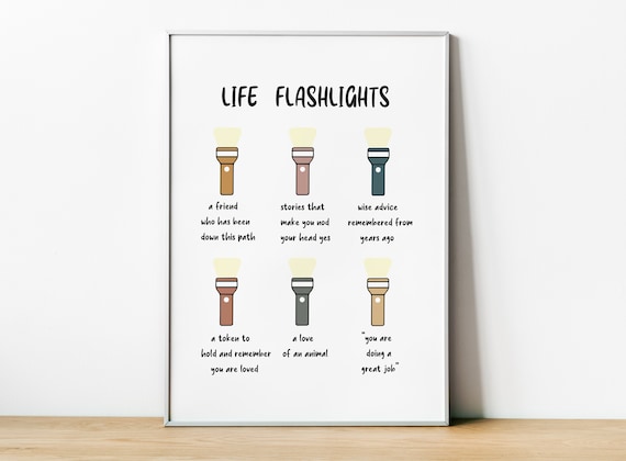 Life Flashlights Digital Print Therapy Quotes Positive - Etsy