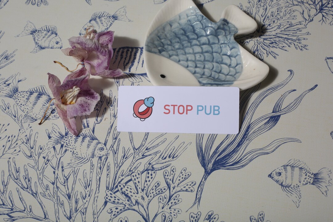Stop Advertising Logo Stickers - Etsy