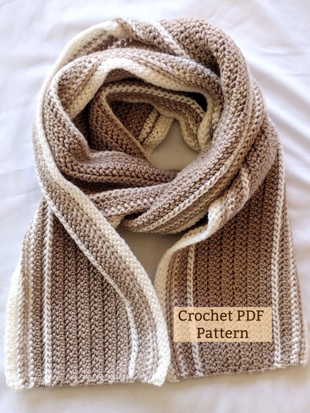 Digital PDF Crochet Scarf Pattern, Instant Download, Most Popular ...