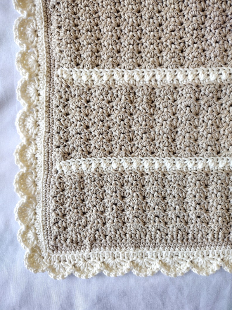 Aria Baby Blanket Crochet Pattern: Beginner-friendly Afghan (PDF ...