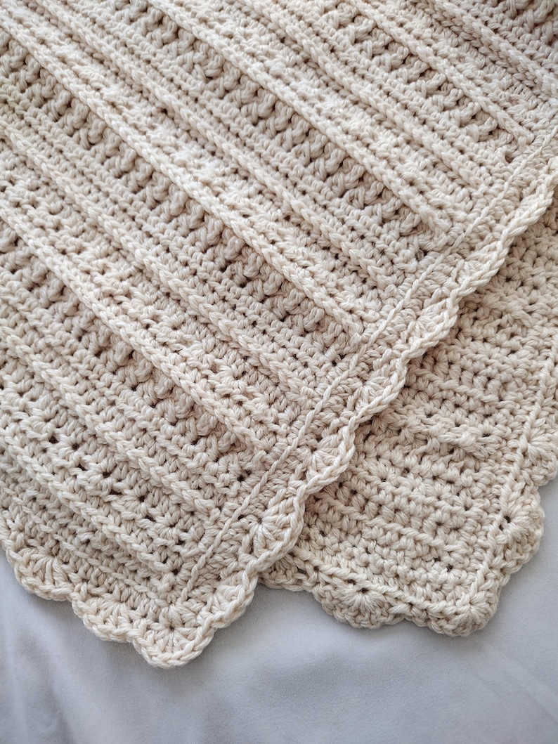 Evelyn Crochet Baby Blanket Pattern: Afghan Throw (PDF Pattern) - Etsy