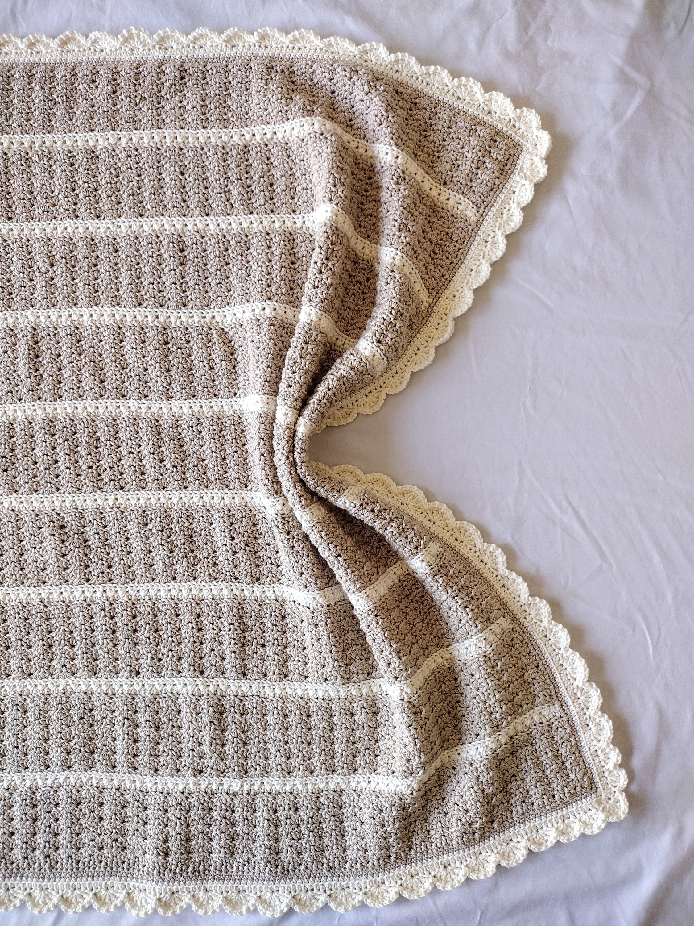 Aria Baby Blanket Crochet Pattern: Beginner-friendly Afghan (PDF ...