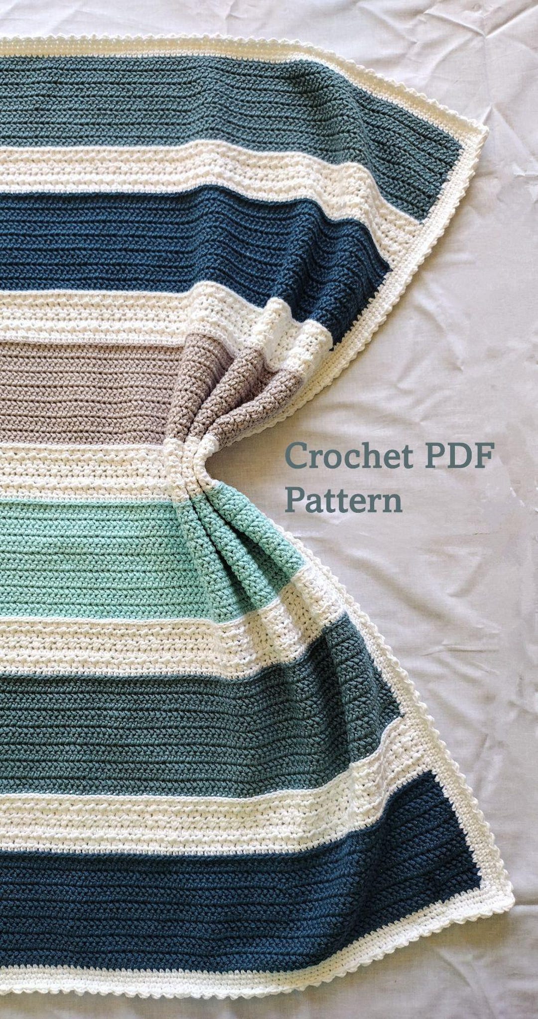 Addison Baby Blanket Crochet Pattern (PDF Digital Download) - Sport/dk ...