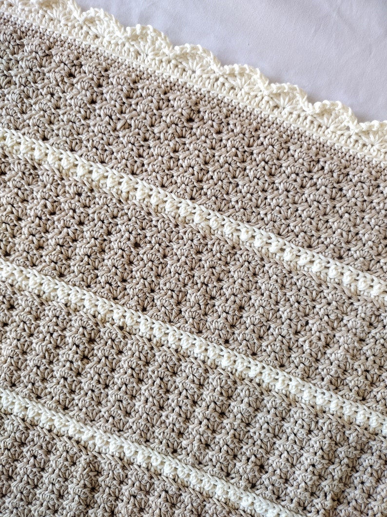 Aria Baby Blanket Crochet Pattern: Beginner-friendly Afghan (PDF ...