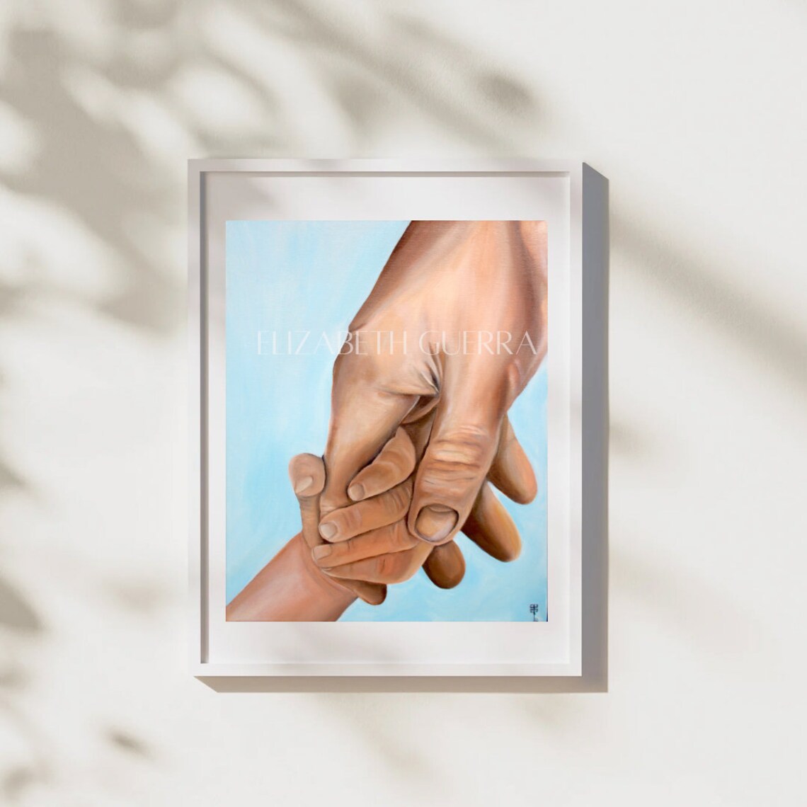 Baby Hand Painting | Family Nursery Wall Art | Kids Play Room Art| Baby ...