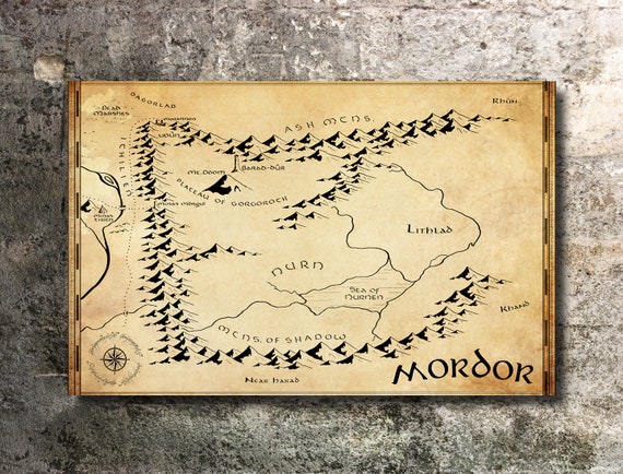Mordor Map