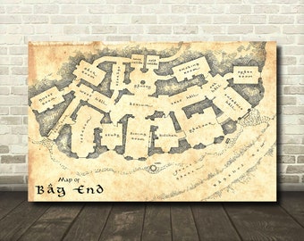 Map of Bag End - Etsy