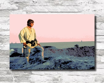 Binary Sunset Poster - Etsy