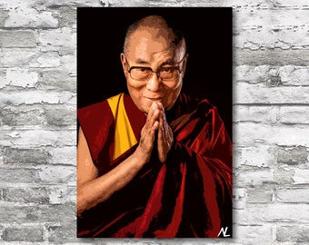 Dalai Lama Poster - Etsy
