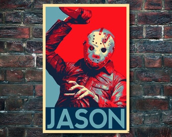 Jason Voorhees Movie Poster - Etsy