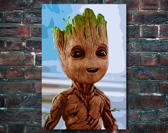 Groot Baby Poster - Etsy