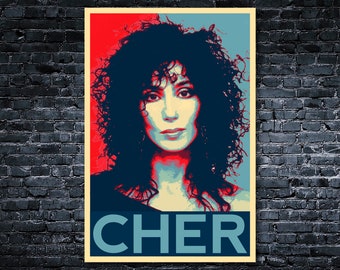 Cher Print Poster - Etsy