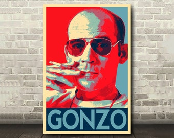 Hunter S. Thompson Poster - Etsy