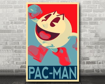 Pac Man Poster | Etsy