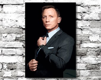 Daniel Craig Print - Etsy