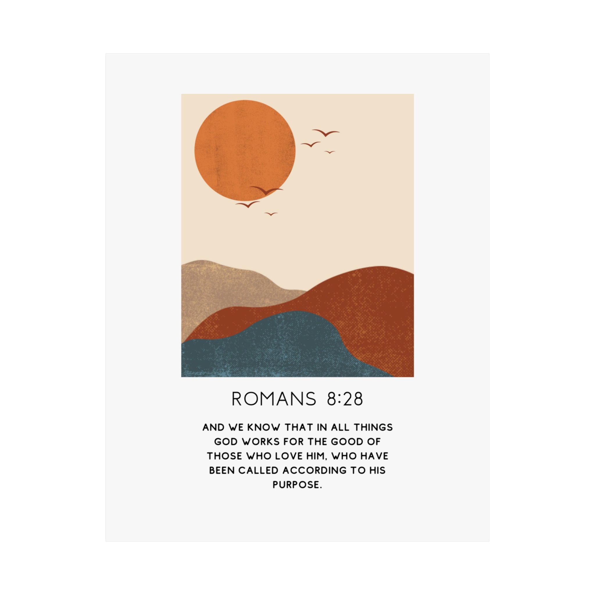 Bible Verse Poster / Christian Wall Art / Christian Home Decor ...